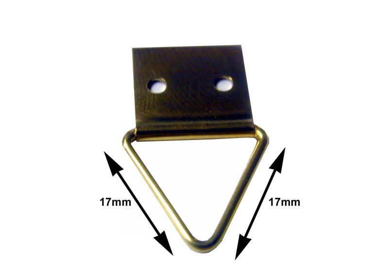 12mm 2hole TRIANGLE HANGER BRASS