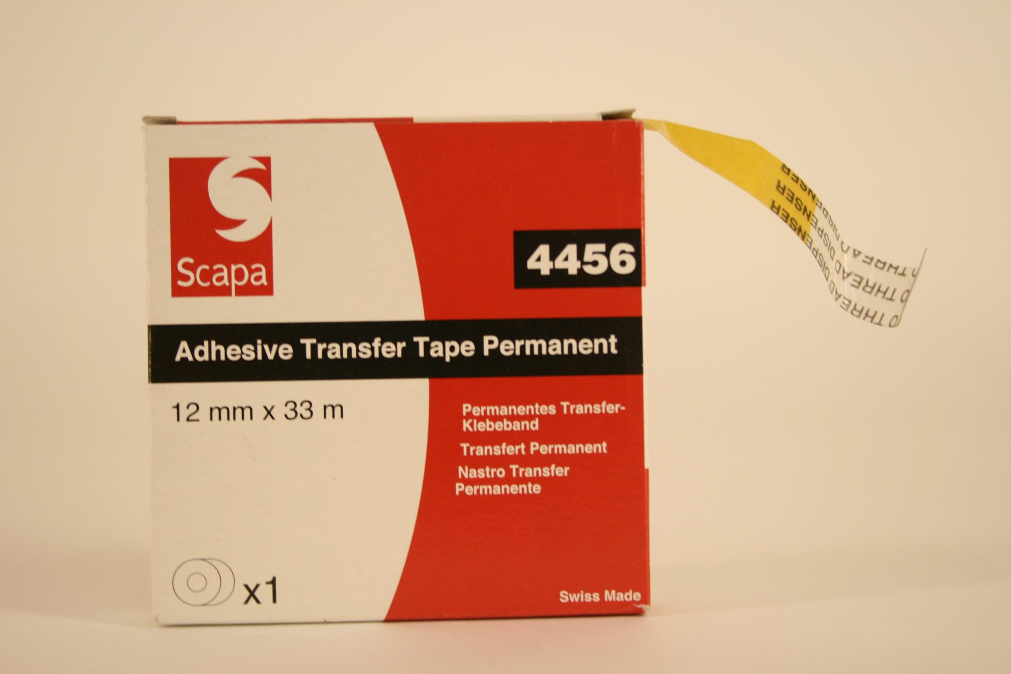 12mm DOUBLE SIDED SCAPA ATG TAPE BOXED (12mmx33m)